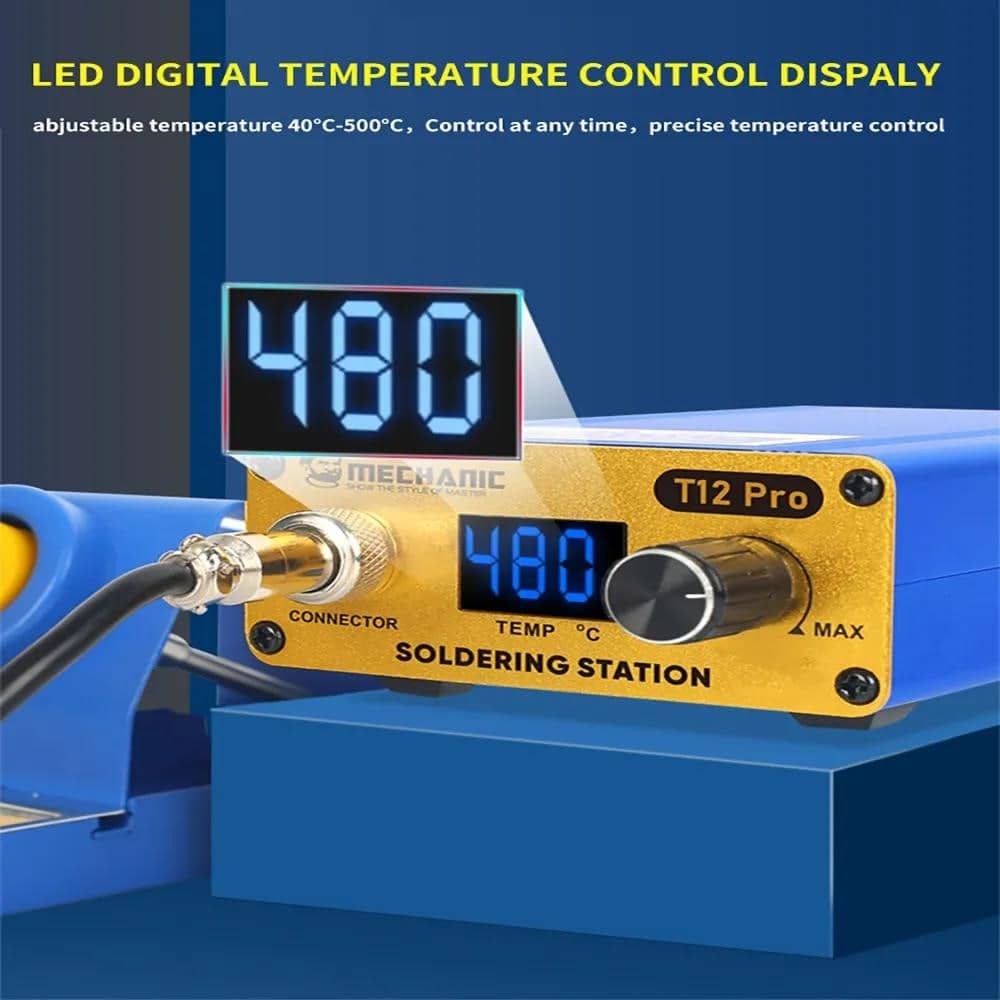 MECHANIC T12 Pro Паяльна станція Електричний паяльник Швидкий нагрів ...