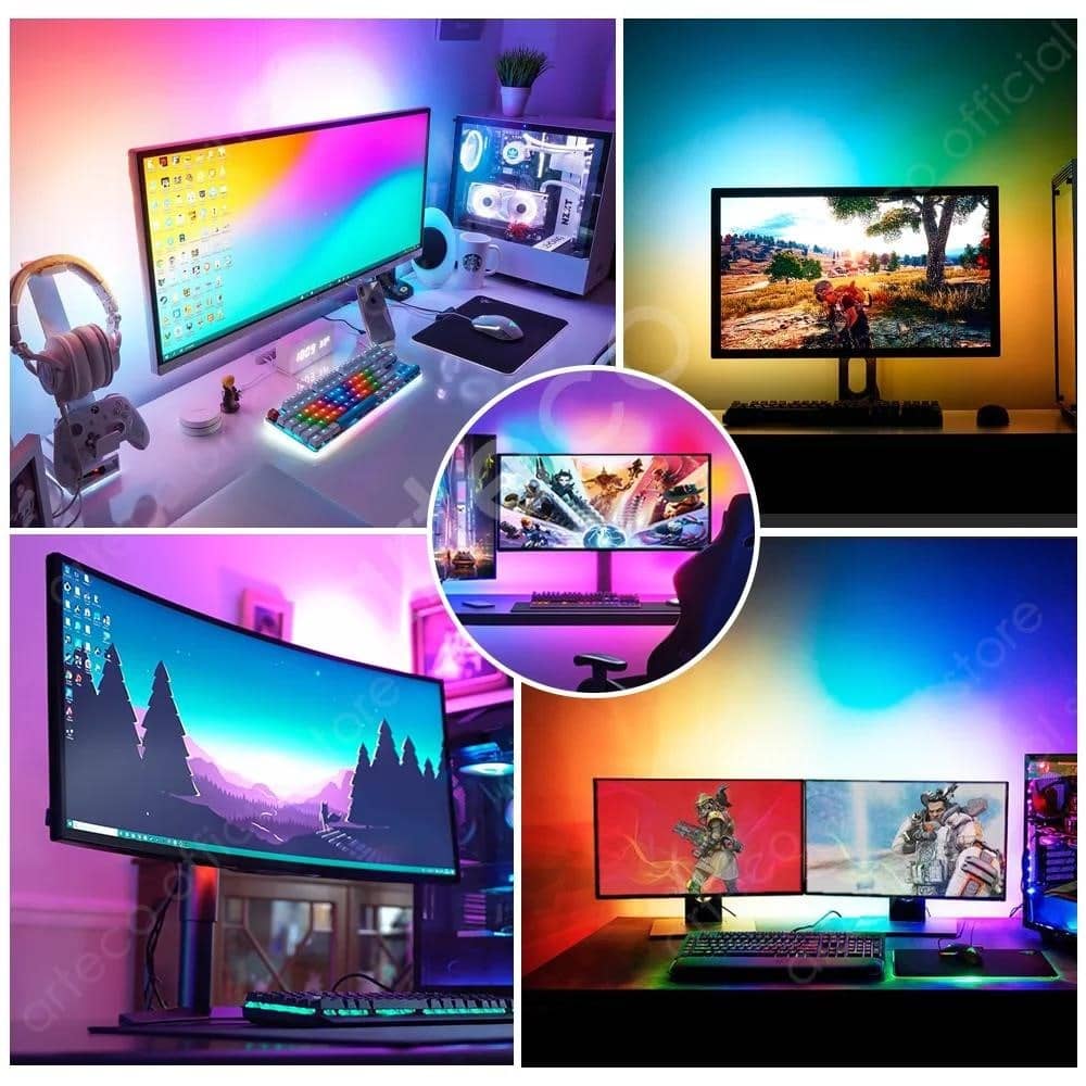 Smart RGB Led Tape ПК Ambient Led Backlight Strips For Windows Монітор ...