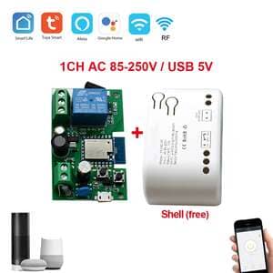Tuya RF 433 МГц Smart WIFI Switch Module DC 12V 24V 32V 220V Relay Tuya ...