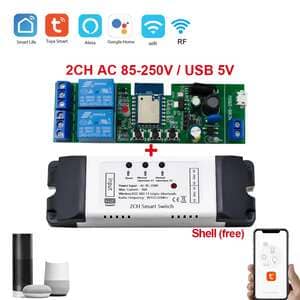 Tuya RF 433 МГц Smart WIFI Switch Module DC 12V 24V 32V 220V Relay Tuya ...