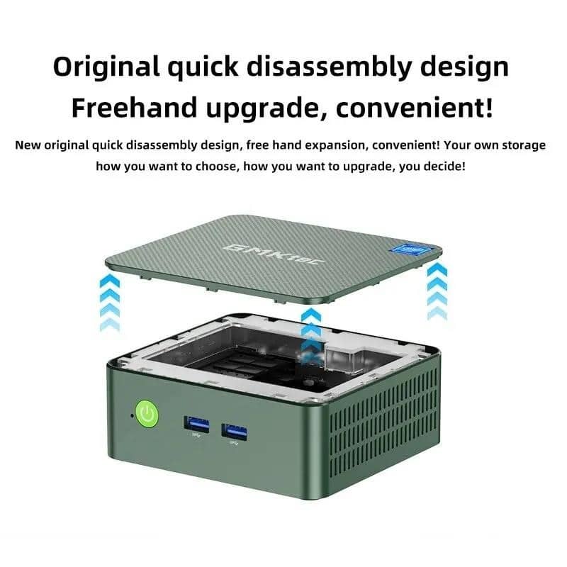 GMKtec G3 Mini PC Alder Lake N100 Windows 11 Pro Intel 12th DDR4 8GB ...