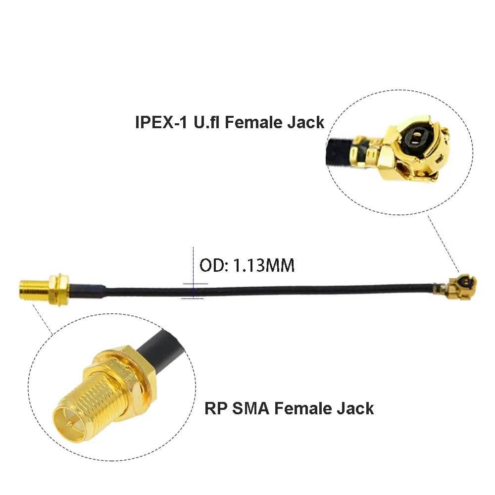 1 шт. Кабель IPEX SMA Гніздо до uFL/u.FL/IPX/IPEX-1 IPEX 1 штекер WIFI ...