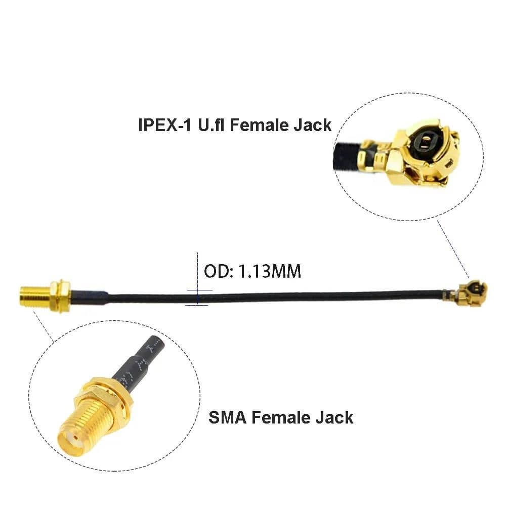 1 шт. Кабель IPEX SMA Гніздо до uFL/u.FL/IPX/IPEX-1 IPEX 1 штекер WIFI ...