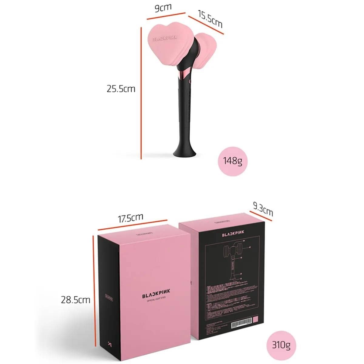 Офіційний BLACK PINK LightStick Concert Light Glowing Hammer Glow Stick ...
